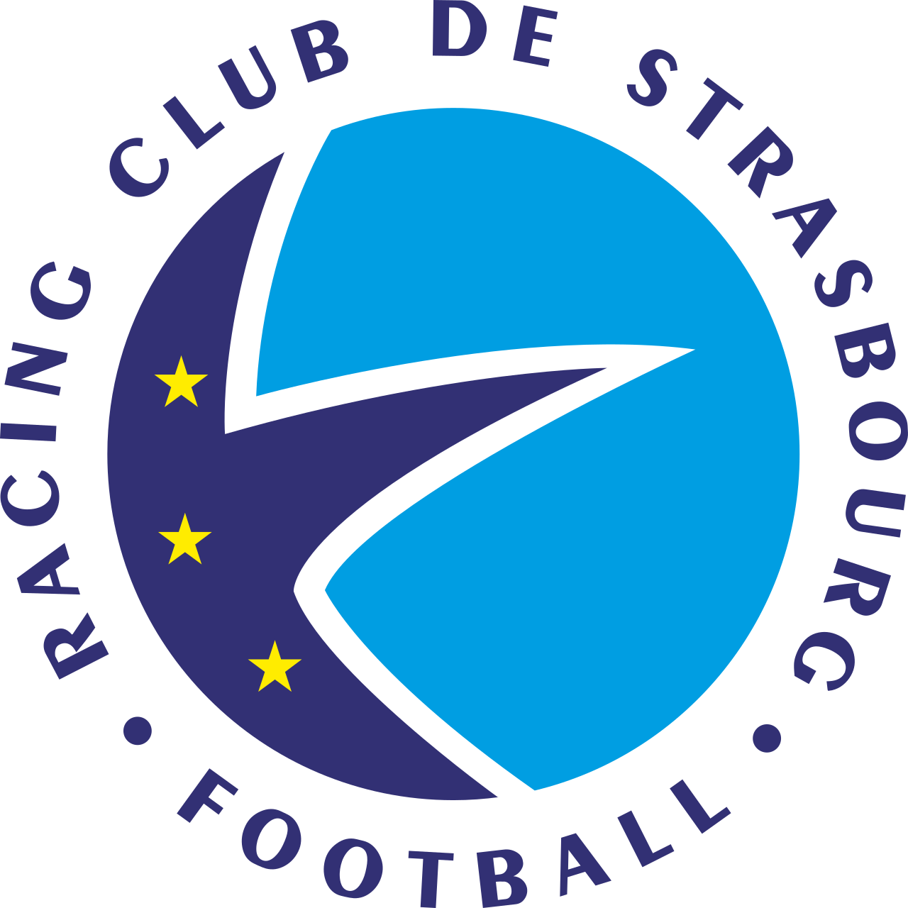【幸せを運ぶ鳥のエンブレム】RCストラスブール【リーグアン】 | football-emblem