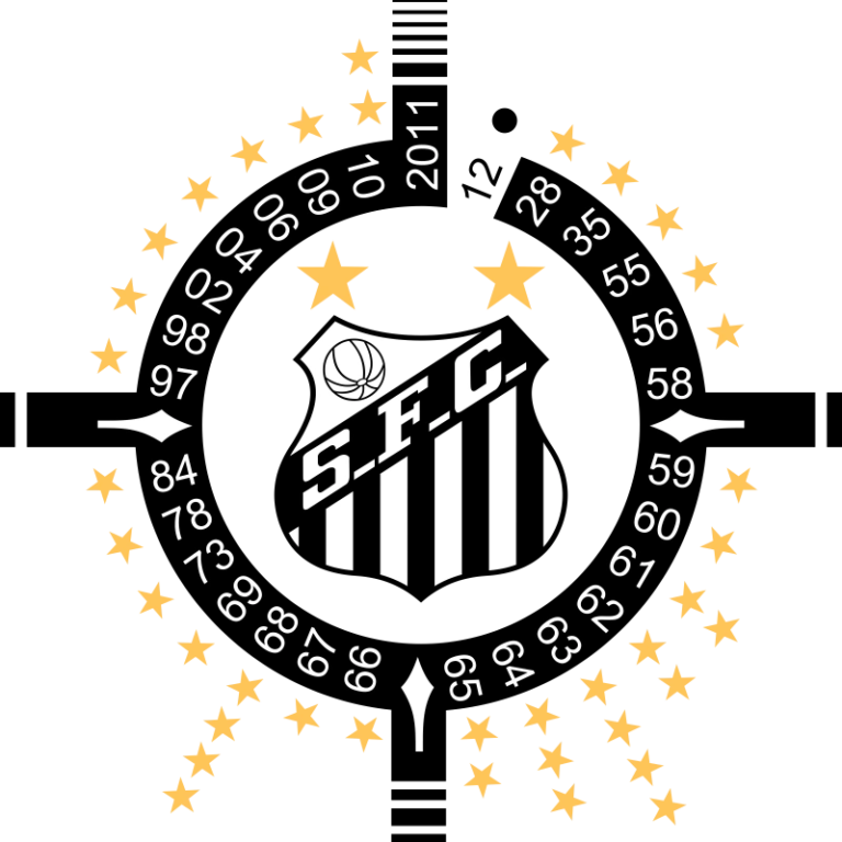 【ペレの王冠と2つの星】サントスFC【ブラジル・セリエA】 | football-emblem